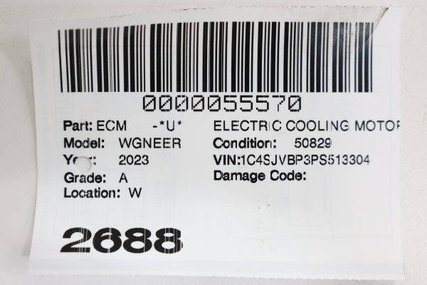 OEM Radiator Cooling Fan Motor for 2022-2025 Jeep 674-10463 (68468156AA ...